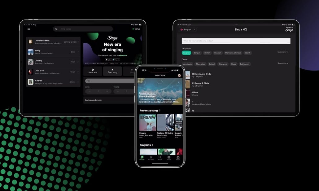 How to request songs on Singa Pro